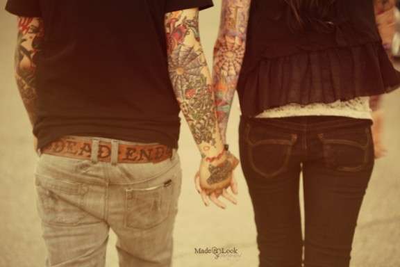 Mr & Mrs Tattooboy · Rock n Roll Bride