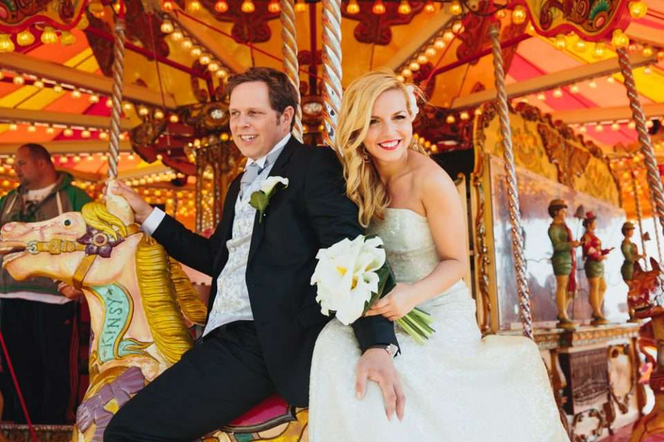 Brighton Beach and Retro American Diner Wedding: Gena & Lea · Rock n ...