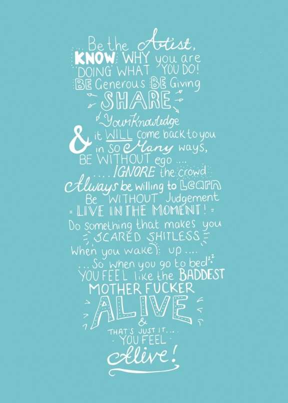 How to be an Artist · Rock n Roll Bride