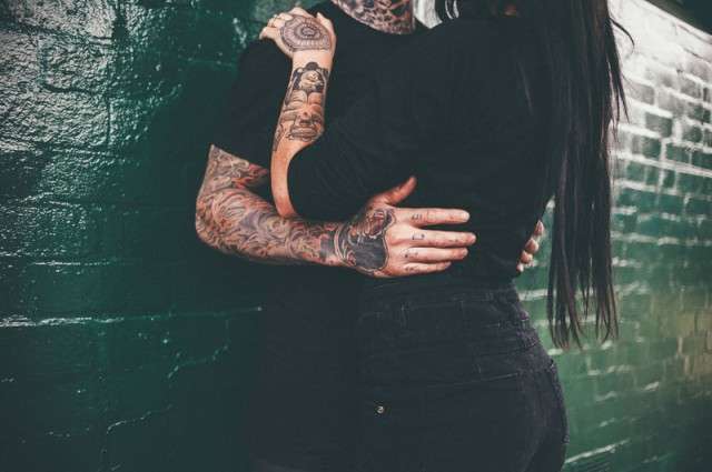 Love and Ink Couple Shoot · Rock n Roll Bride