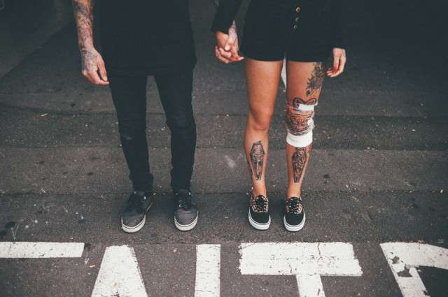 Love and Ink Couple Shoot · Rock n Roll Bride