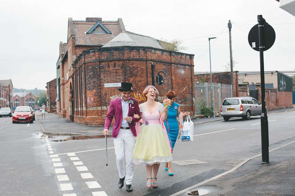 Kitsch Robot Themed Wedding on a £5000 Budget · Rock n Roll Bride
