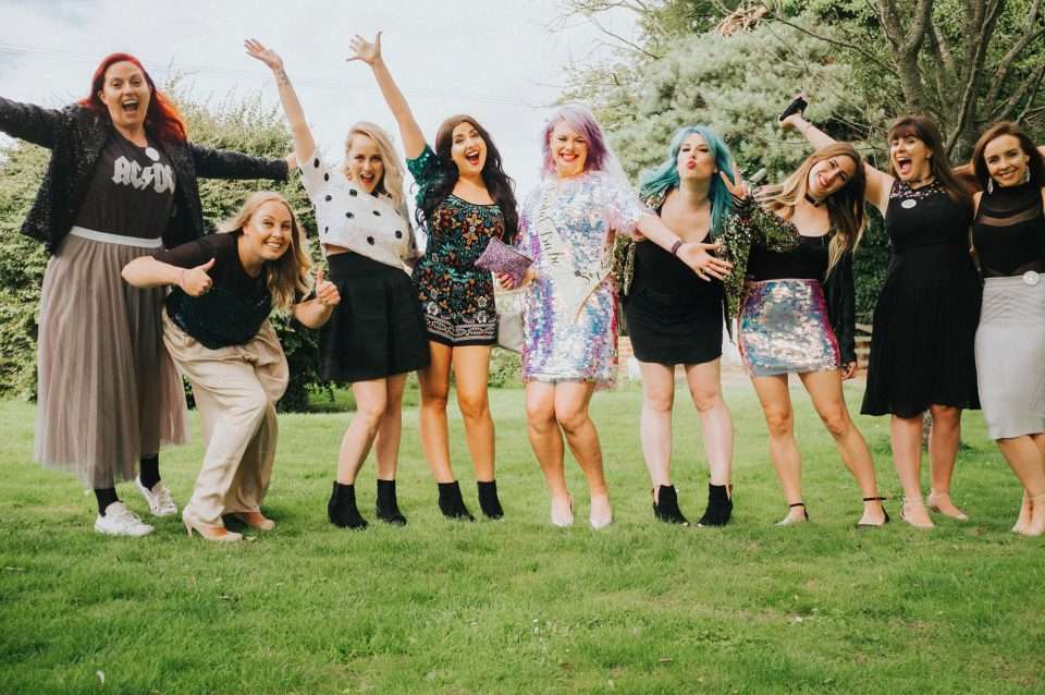 A Lush Hen Party · Rock n Roll Bride