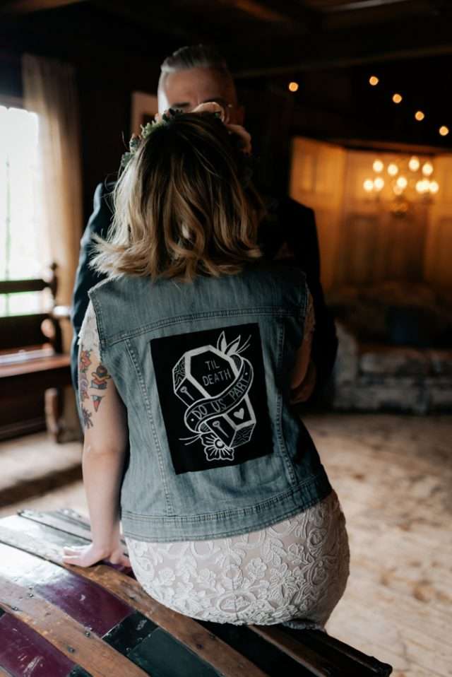 Pop Punk Meets Rustic Elegance · Rock n Roll Bride