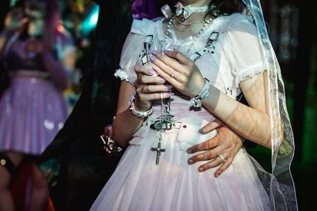 Pastel Goth Satanic Polyamorous Lolita Wedding 68 · Rock n Roll Bride