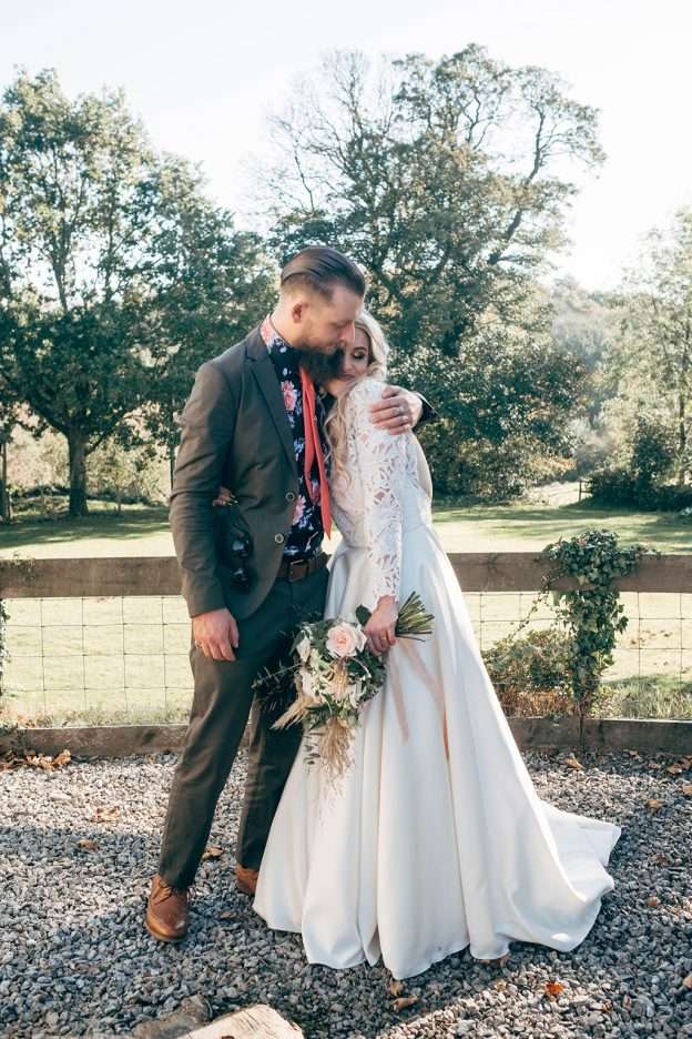 Rustic Homely Moorland Greenery Cornish Wedding 22 · Rock n Roll Bride