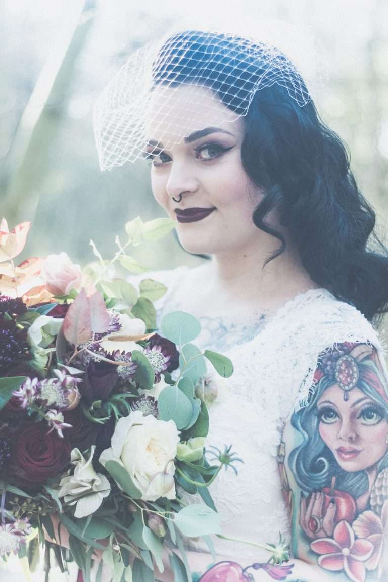 Punk Rock Inspired Wedding with a Tattoo Shop Reception! · Rock n Roll ...