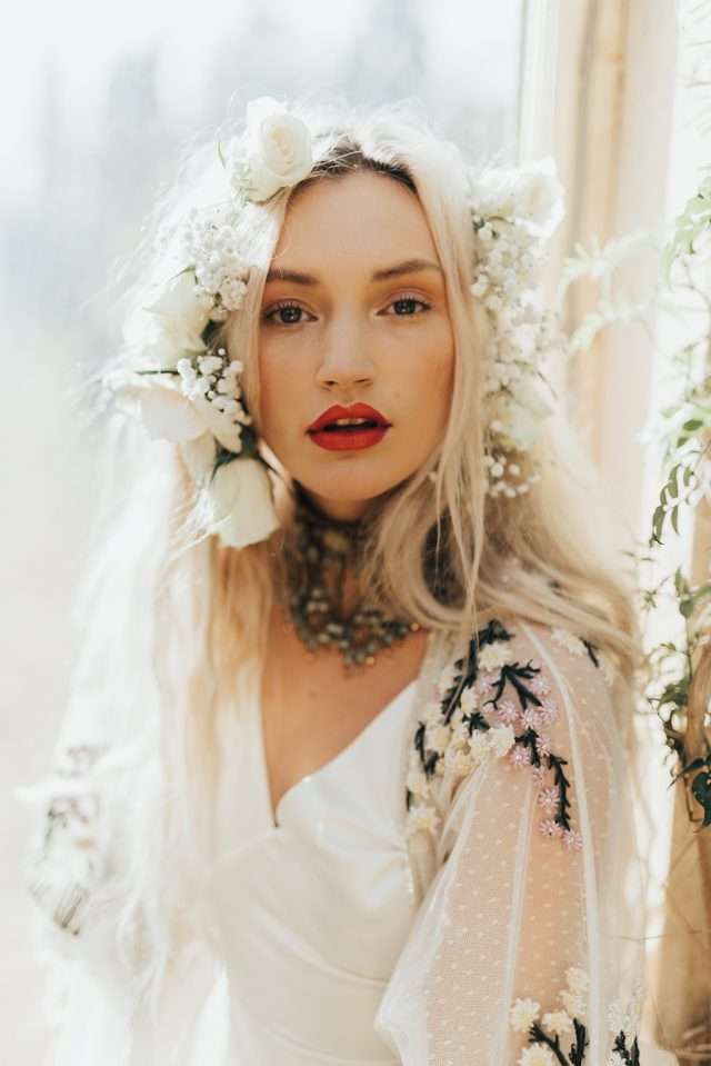 Rebel Rose: A High-Fashion Modern Boho Bridal Shoot · Rock n Roll Bride