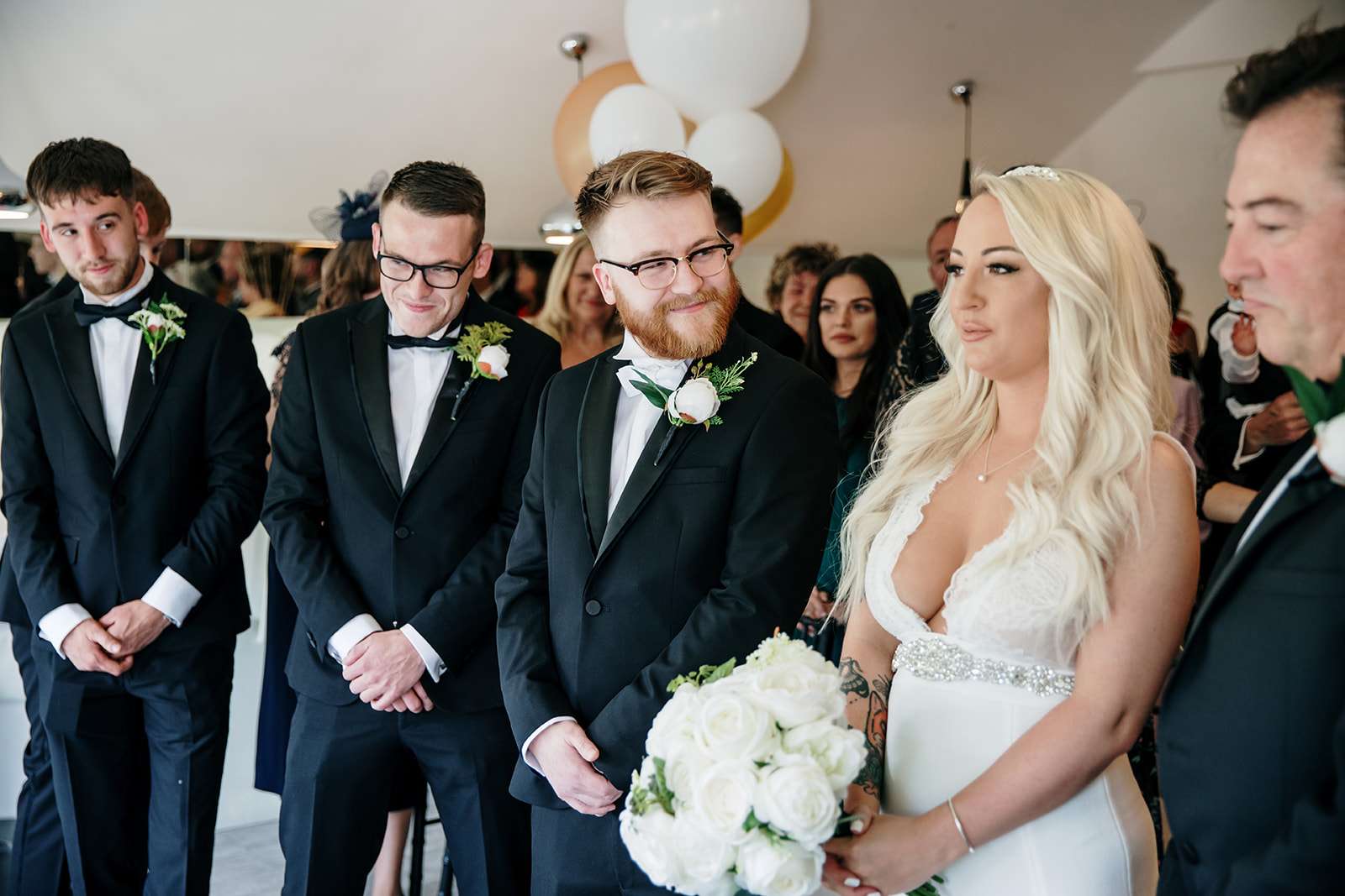 Classic Meets Emo: A £10k Monochrome Wedding · Rock n Roll Bride