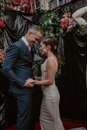 Glitter & Grunge: An Acrobatic Wedding in Brooklyn · Rock n Roll Bride