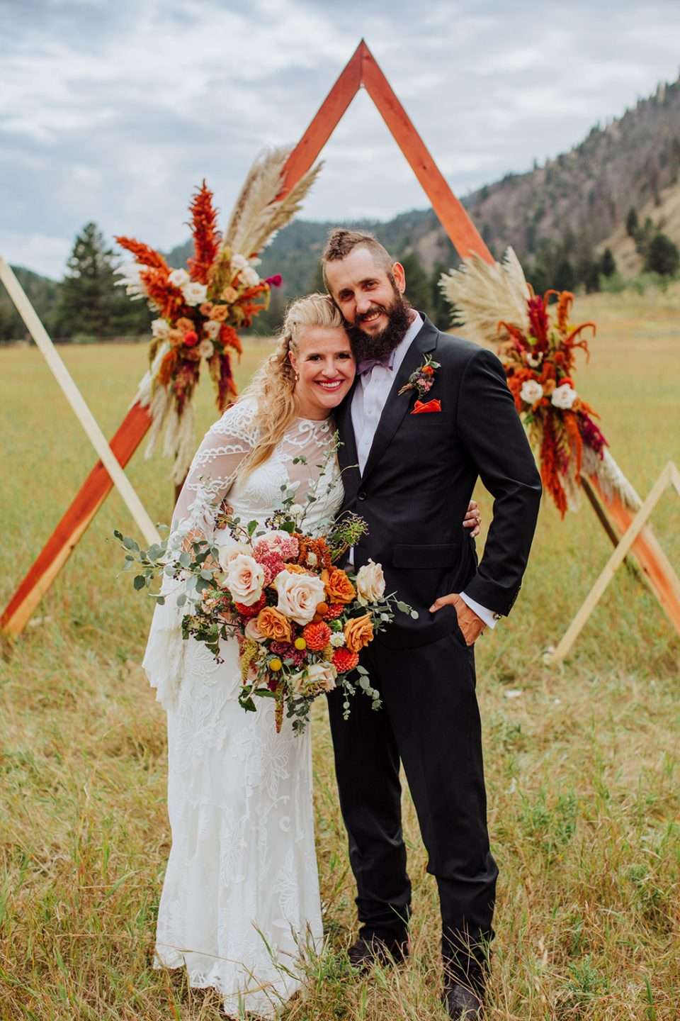 A Midwestern, Boho Meets Nordic Inspired Wedding · Rock n Roll Bride