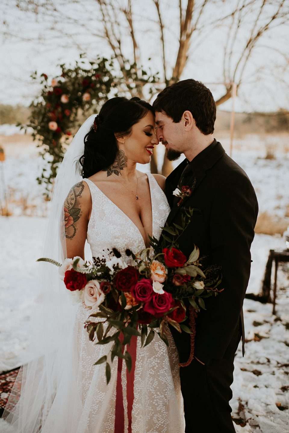 Mystical, Glam Goth Winter Wedding · Rock n Roll Bride