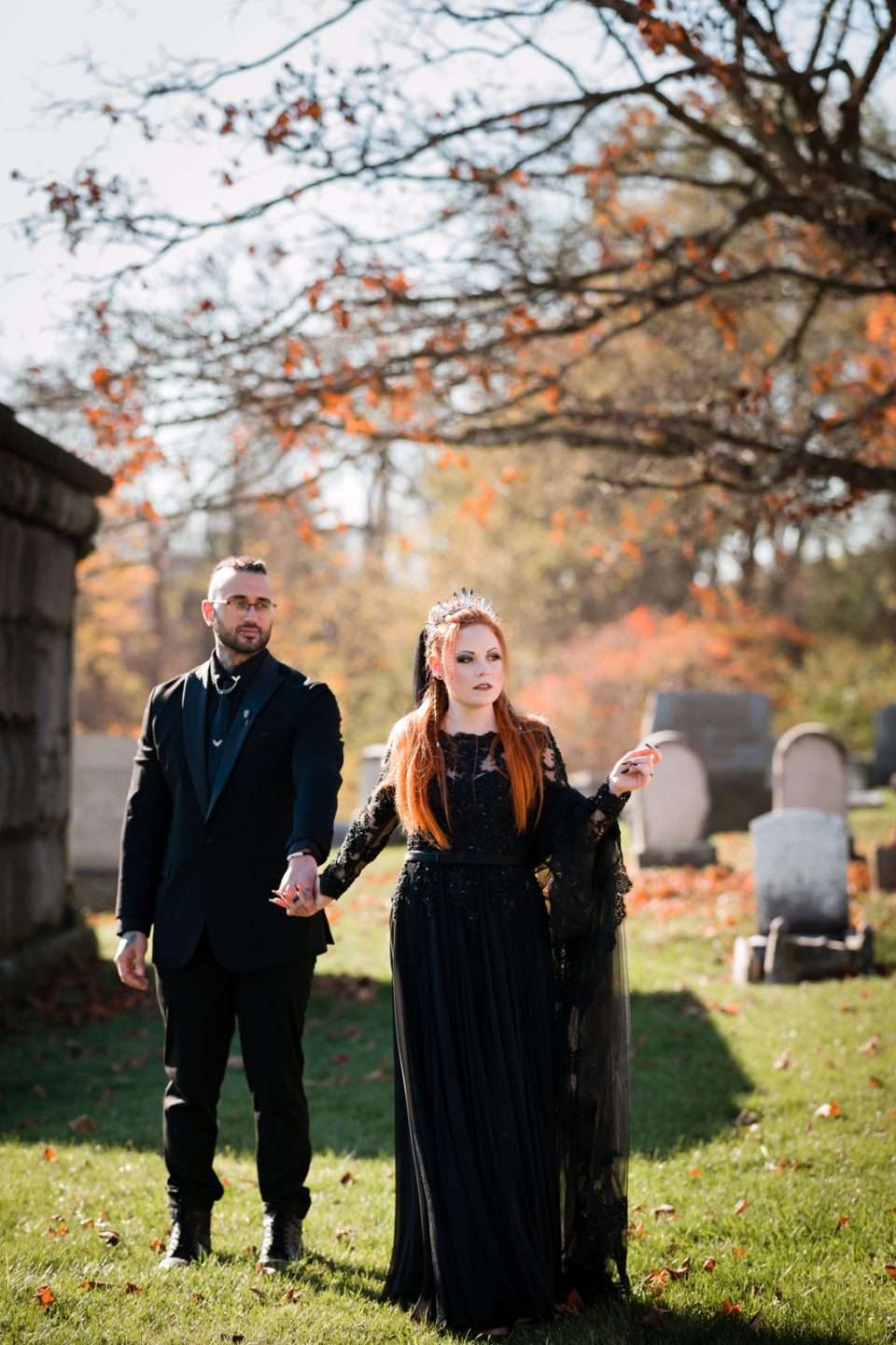 Sophisticated Yet Spooky Wedding on Halloween · Rock n Roll Bride