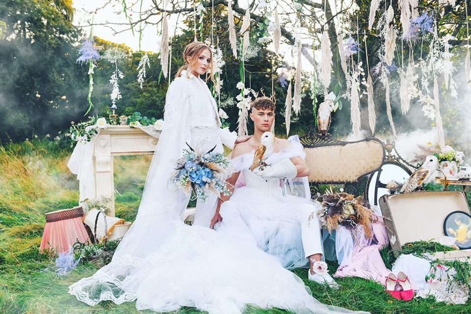 Gender-Neutral Fairytale Wedding Inspiration · Rock n Roll Bride