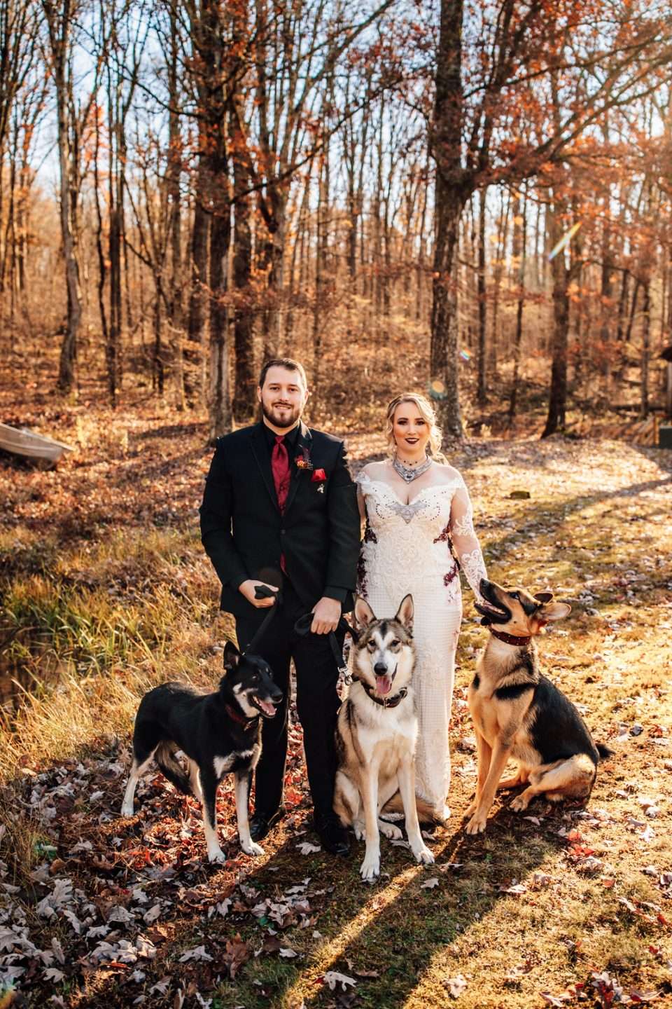 Enchanted Forest Wolf Themed Wedding · Rock n Roll Bride