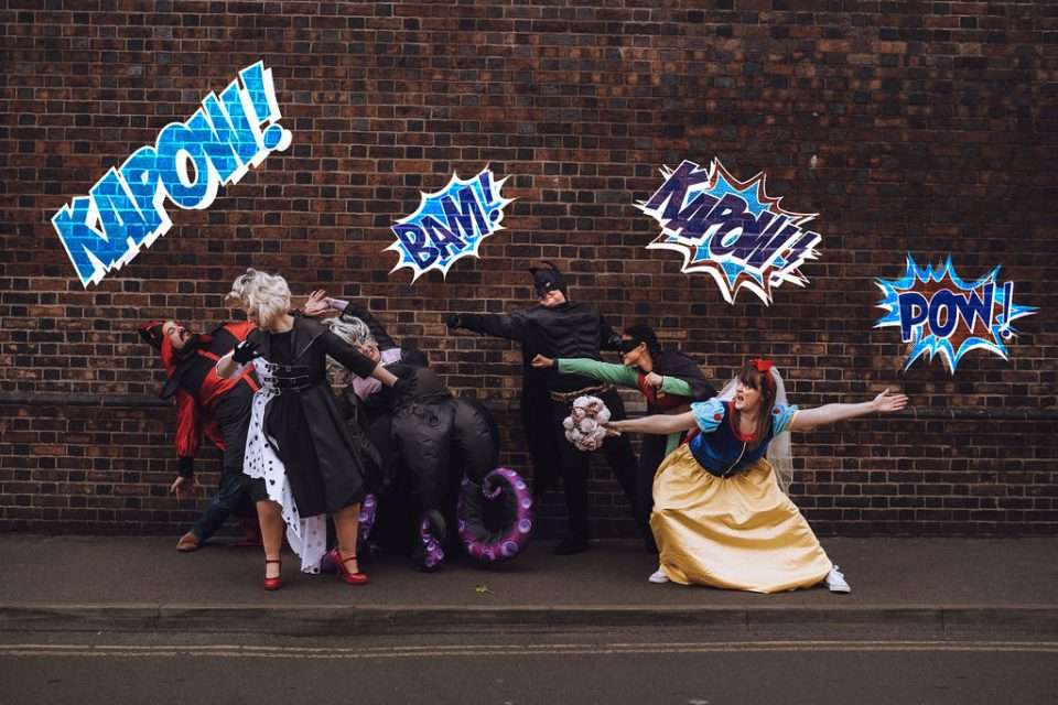 A Lesbian Batman & Snow White Got Married · Rock n Roll Bride