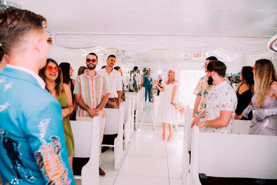 A Rock n Roll Romance Runaway Wedding in Vegas · Rock n Roll Bride