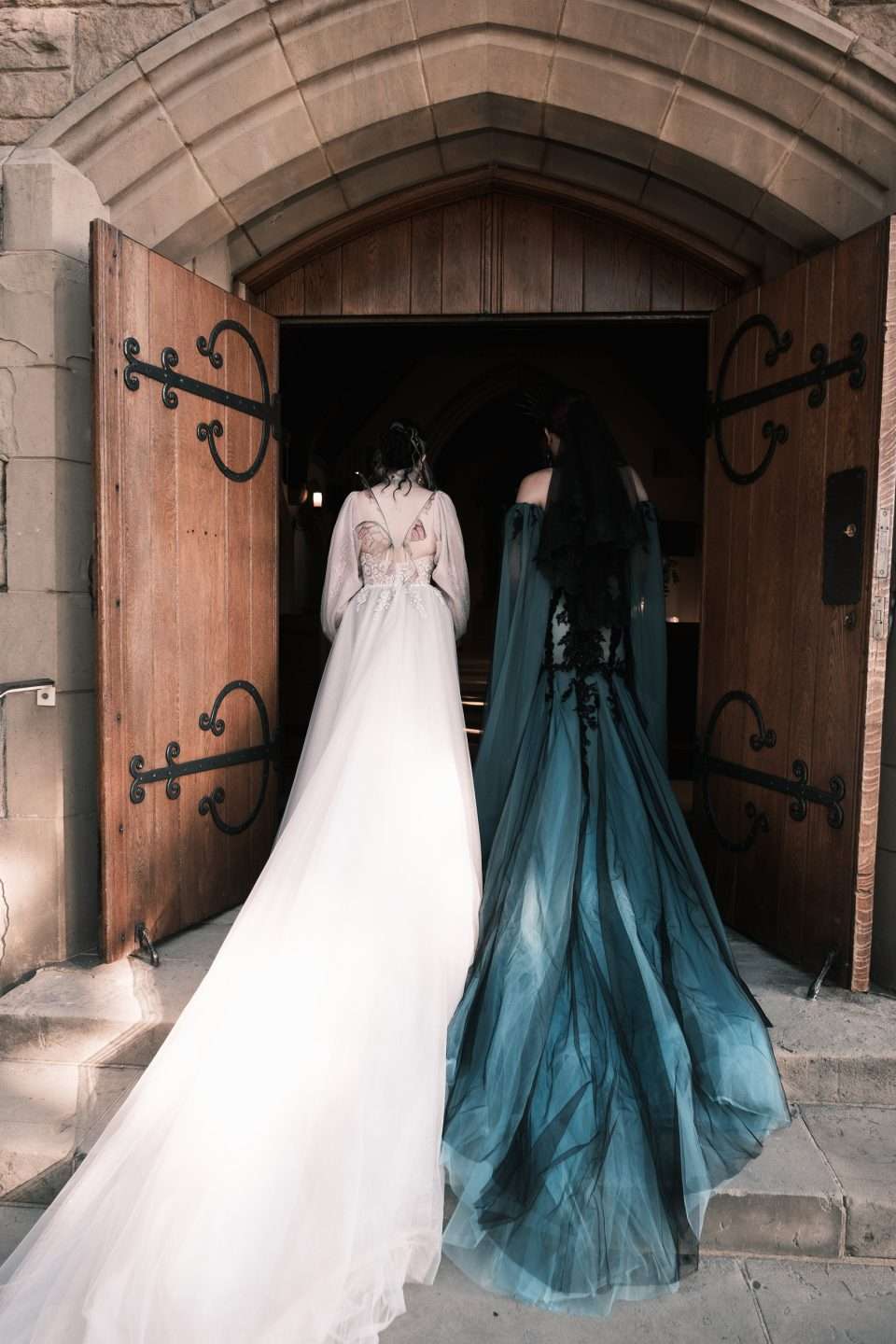 Dark Victorian Meets Queen of the Damned Cemetery Wedding · Rock n Roll ...