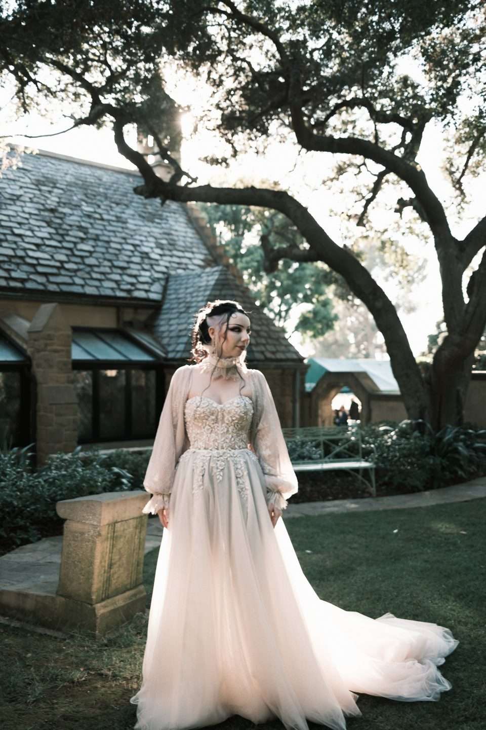 Dark Victorian Meets Queen of the Damned Cemetery Wedding · Rock n Roll ...