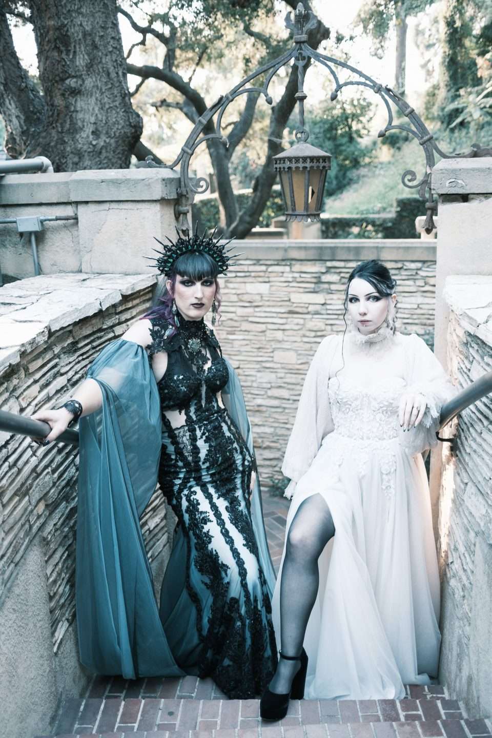 Dark Victorian Meets Queen of the Damned Cemetery Wedding · Rock n Roll ...