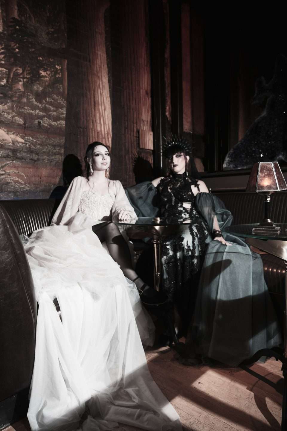 Dark Victorian Meets Queen of the Damned Cemetery Wedding · Rock n Roll ...