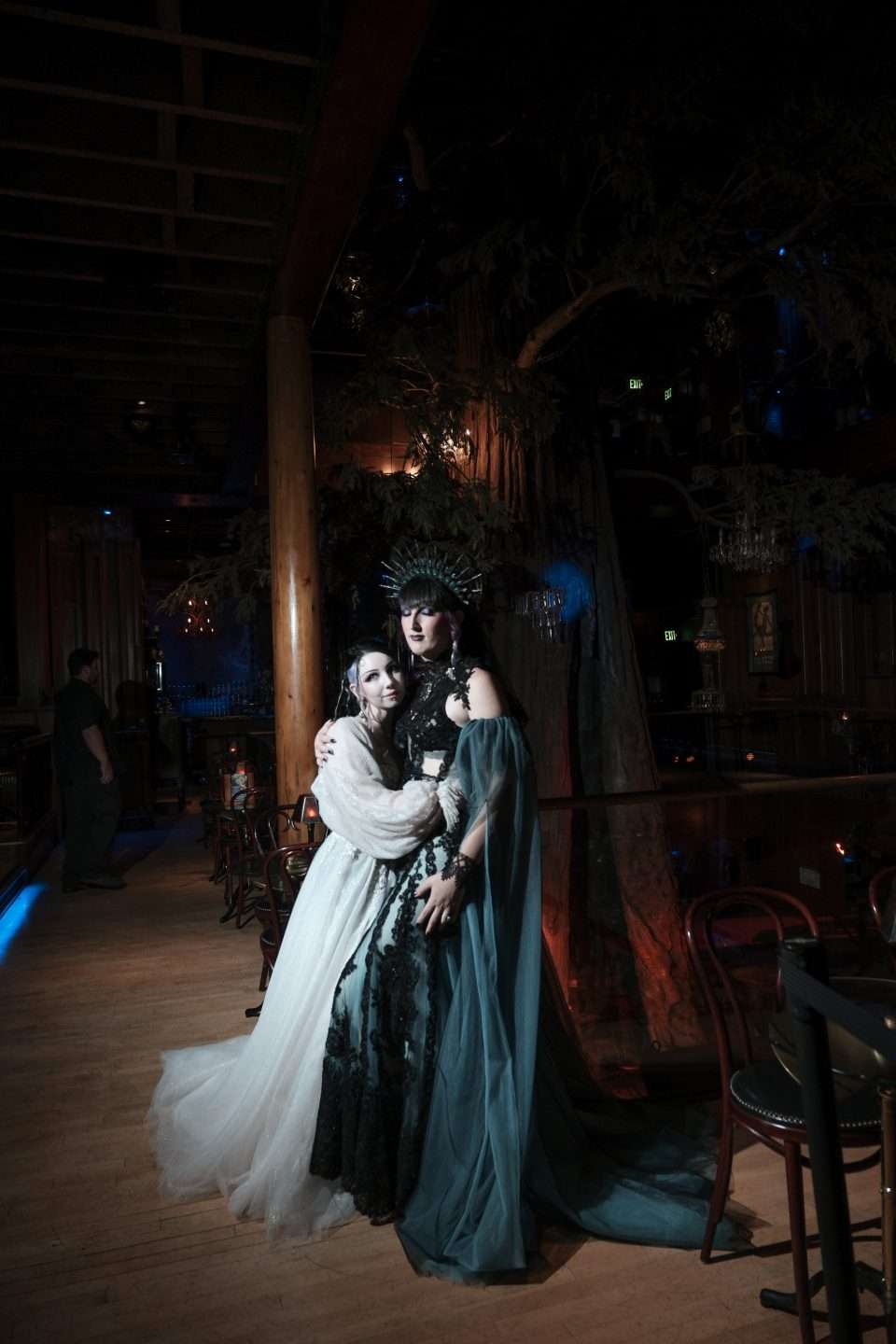 Dark Victorian Meets Queen of the Damned Cemetery Wedding · Rock n Roll ...