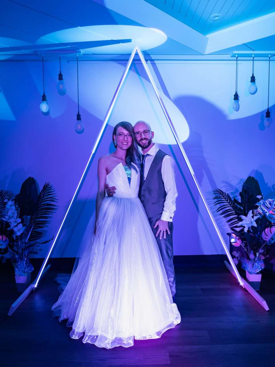Holographic Cyberpunk Wedding · Rock n Roll Bride