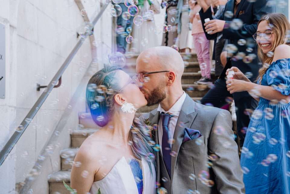 Holographic Cyberpunk Wedding · Rock n Roll Bride