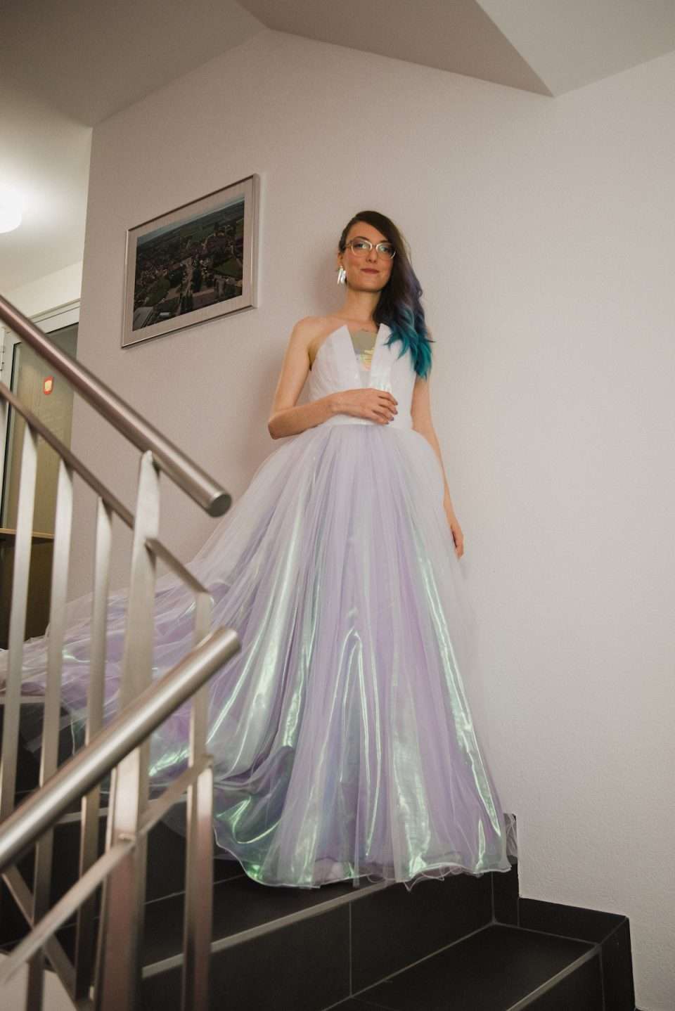 Holographic Cyberpunk Wedding · Rock n Roll Bride