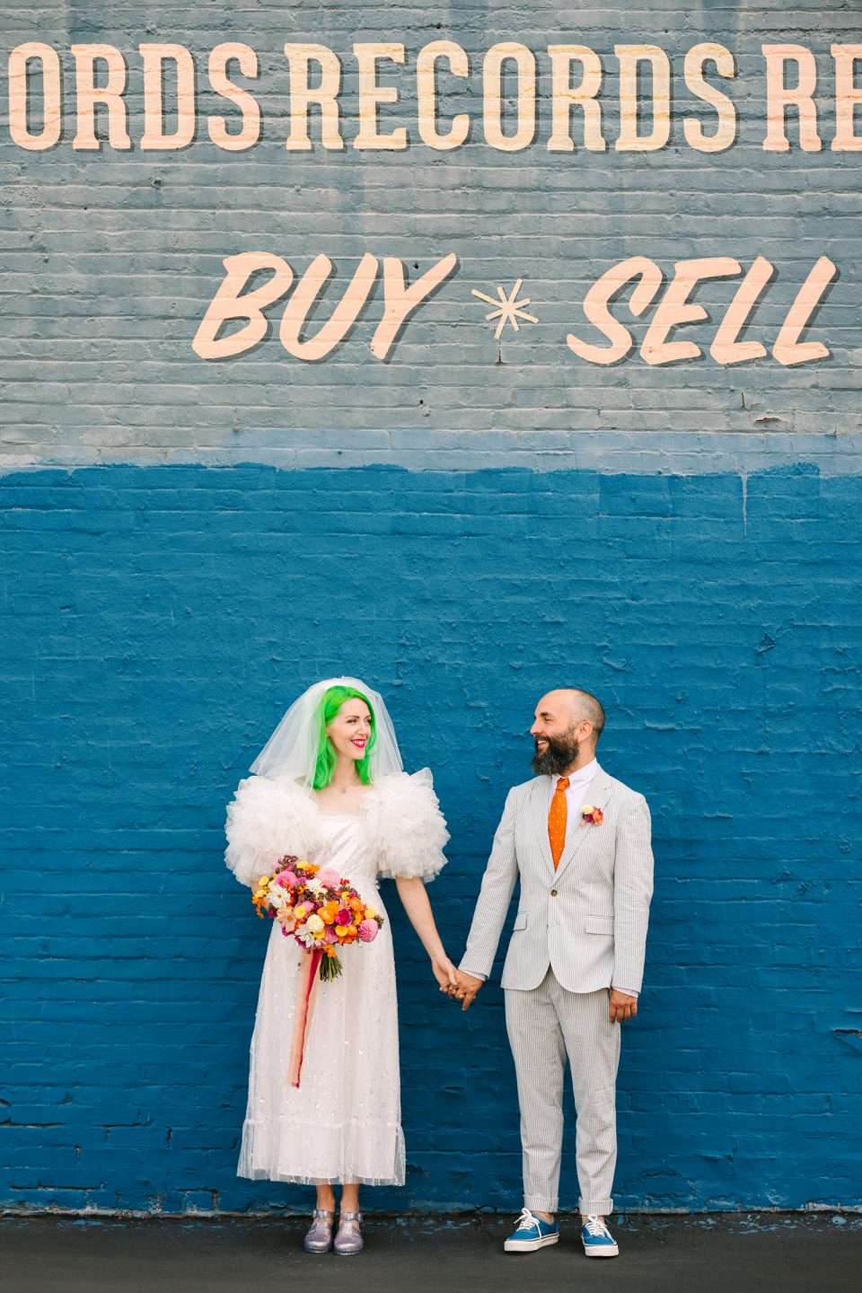 Bob Baker Marionette Theatre Elopement · Rock n Roll Bride