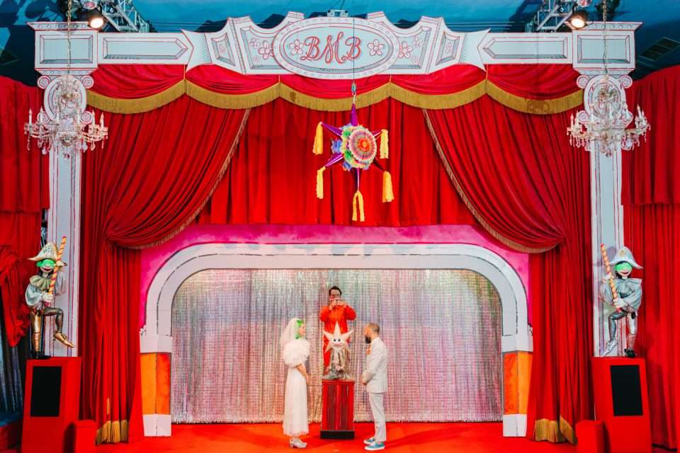 Bob Baker Marionette Theatre Elopement · Rock n Roll Bride
