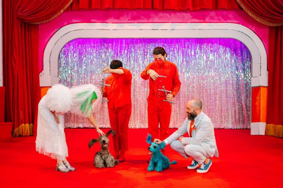 Bob Baker Marionette Theatre Elopement · Rock n Roll Bride