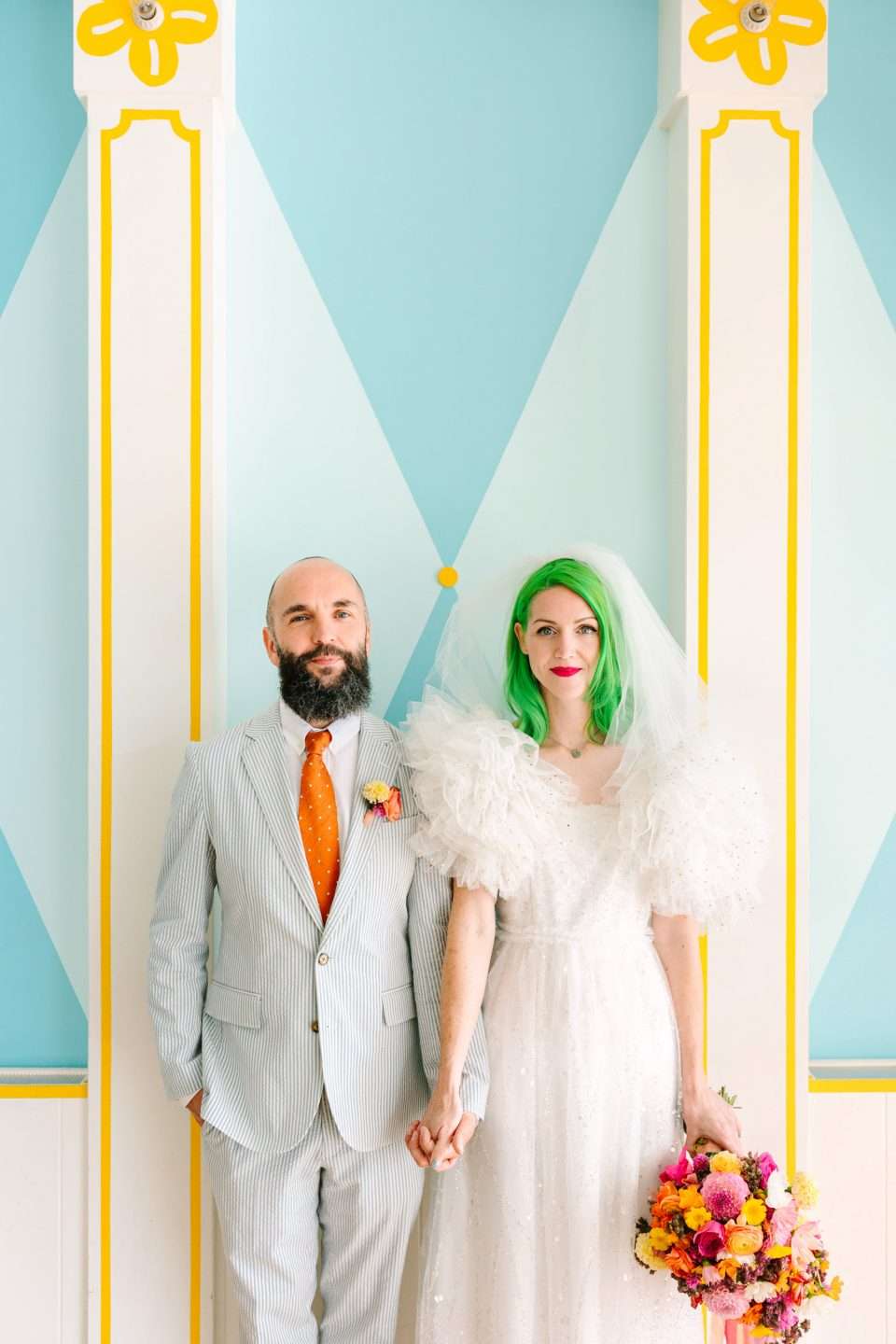 Bob Baker Marionette Theatre Elopement · Rock n Roll Bride