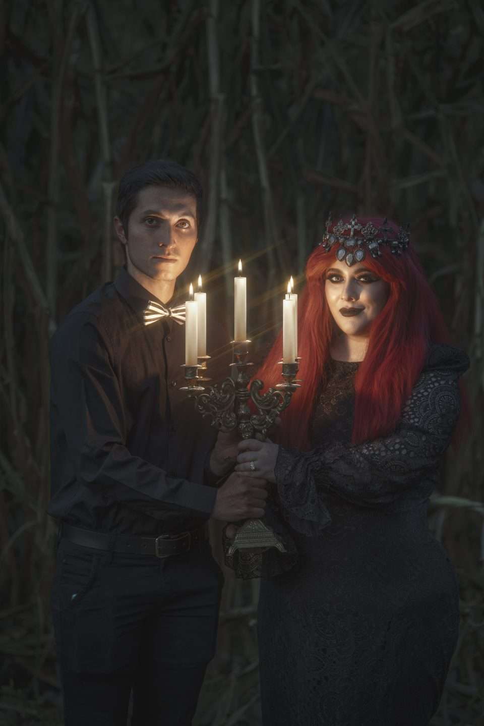Gothic ‘Vampire Royalty’ Wedding in Mexico · Rock n Roll Bride