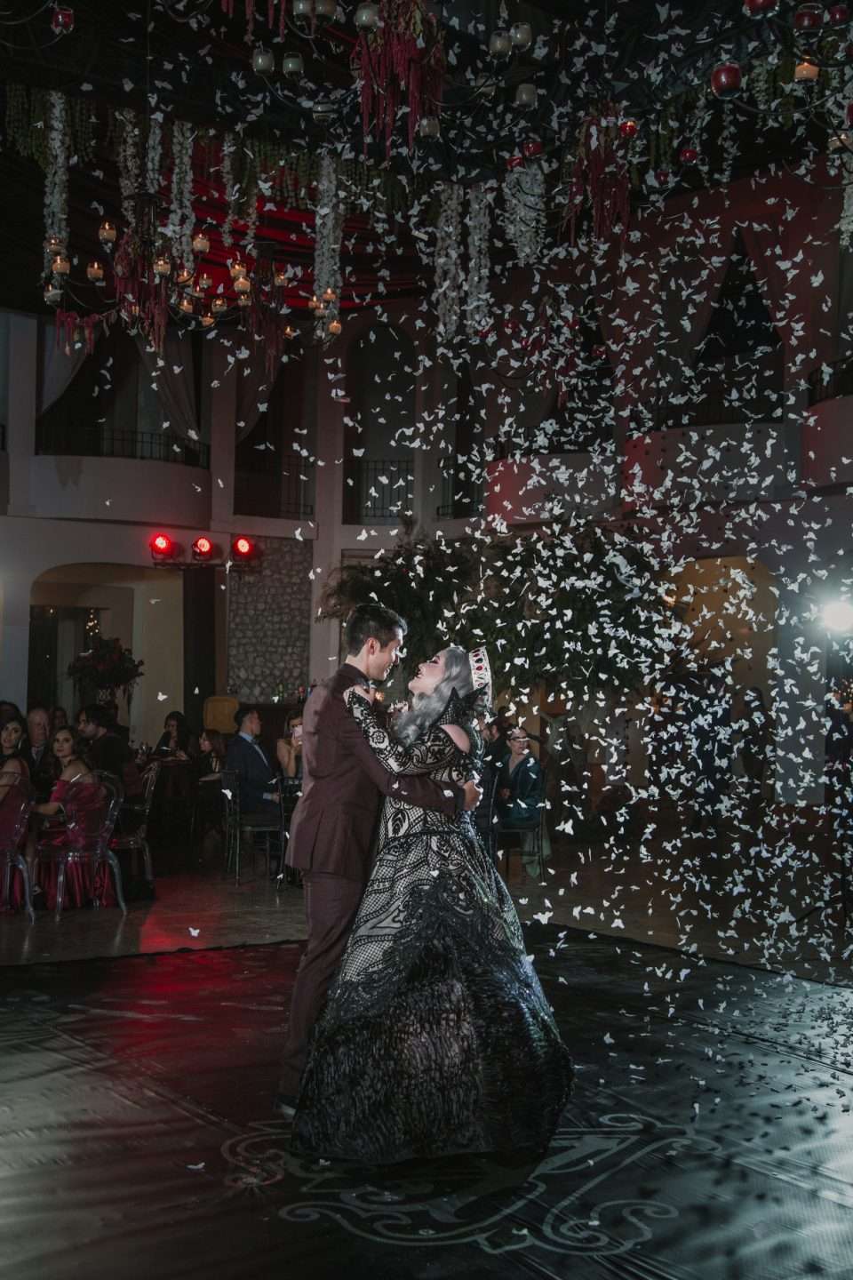 Gothic ‘Vampire Royalty’ Wedding in Mexico · Rock n Roll Bride