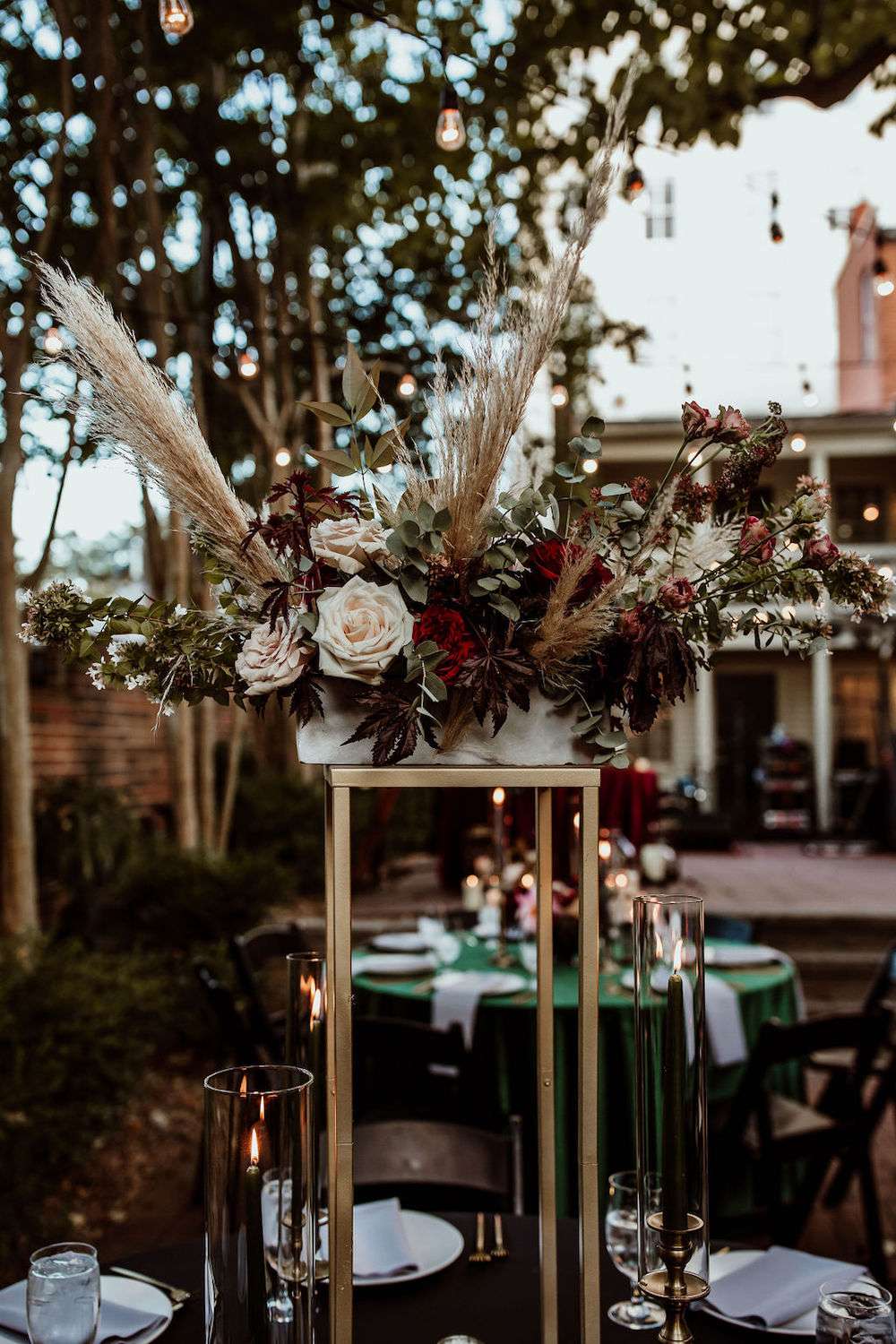 ‘Til Death: Moody Emerald, Black and Gold Wedding · Rock n Roll Bride