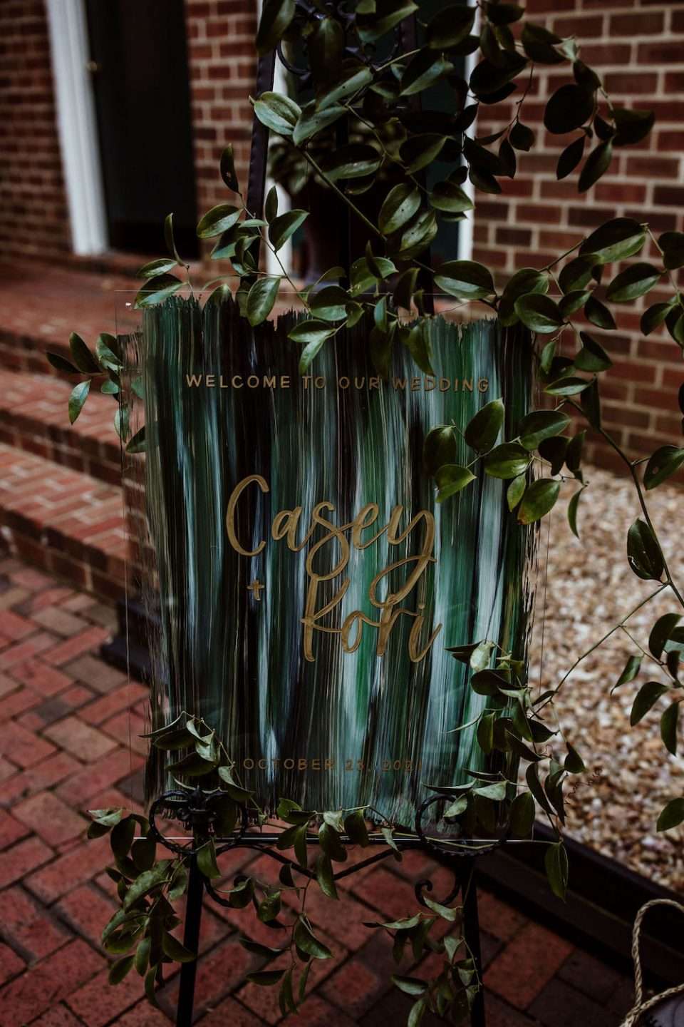 ‘Til Death: Moody Emerald, Black and Gold Wedding · Rock n Roll Bride