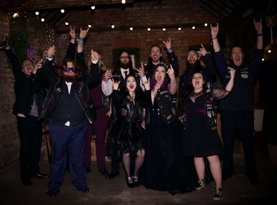 Heavy Metal Wedding with a Sprinkle of Stars · Rock n Roll Bride