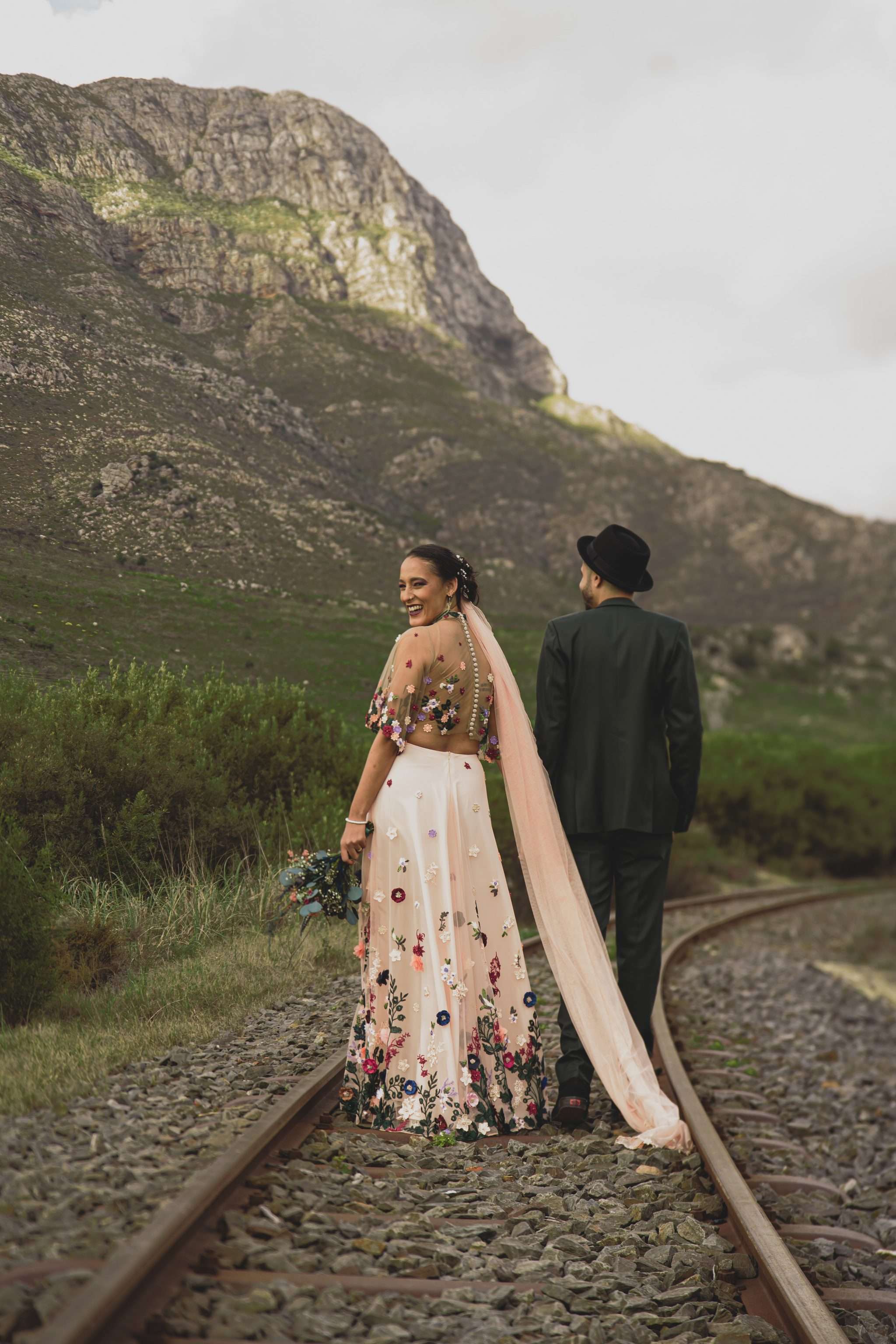 Rustic Jewel Toned Wedding in South Africa With Everyone in Sneakers ...