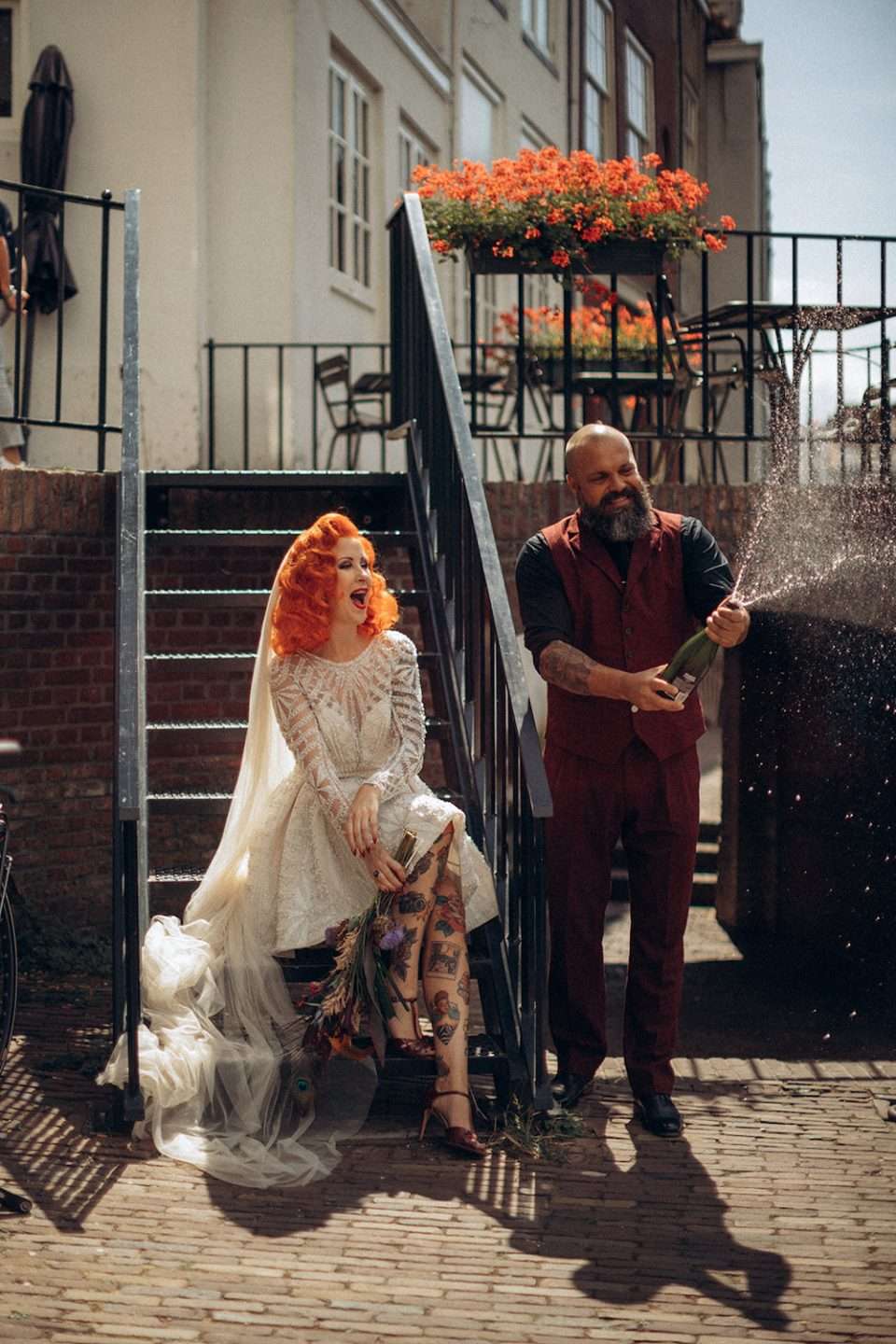 Intimate Vintage Pin-Up Wedding in The Netherlands · Rock n Roll Bride