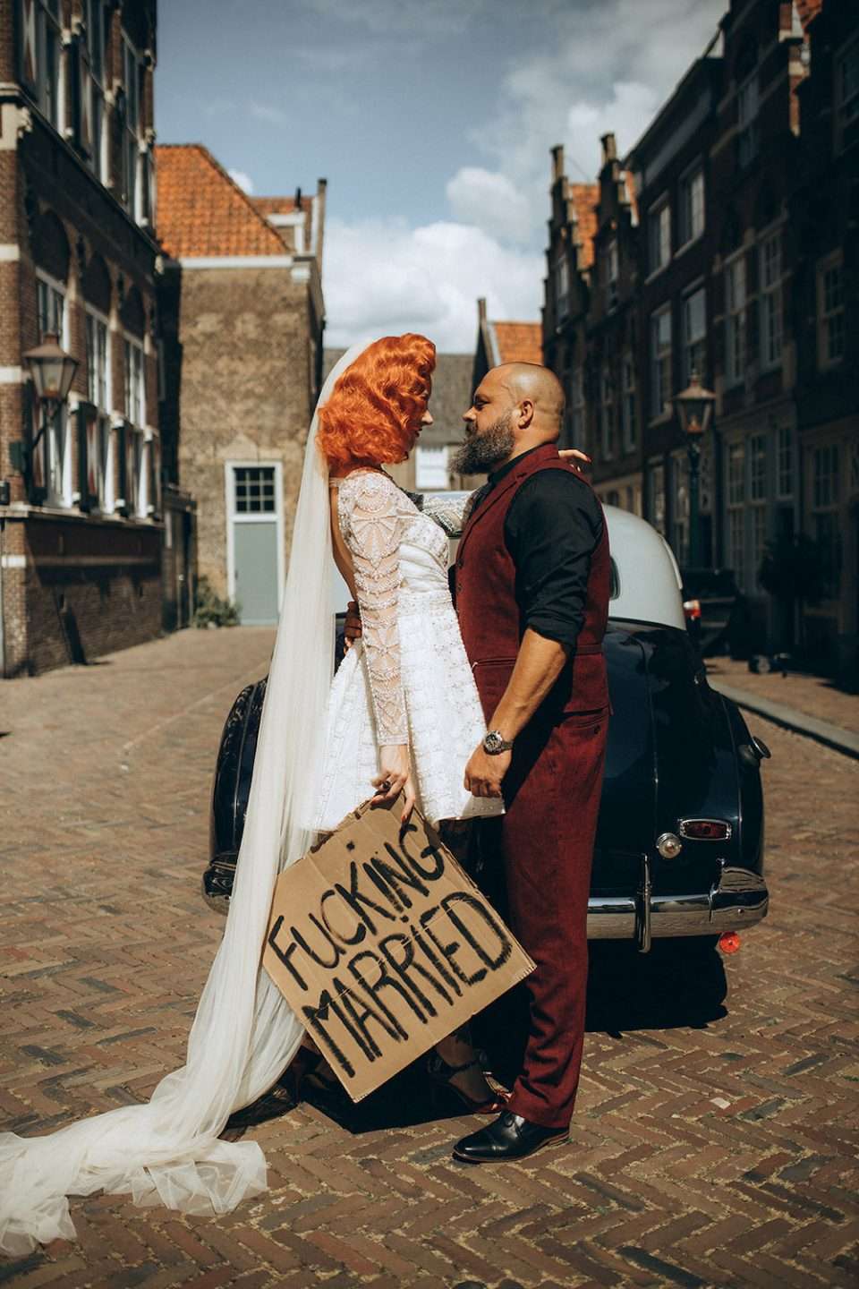 Intimate Vintage Pin-Up Wedding in The Netherlands · Rock n Roll Bride