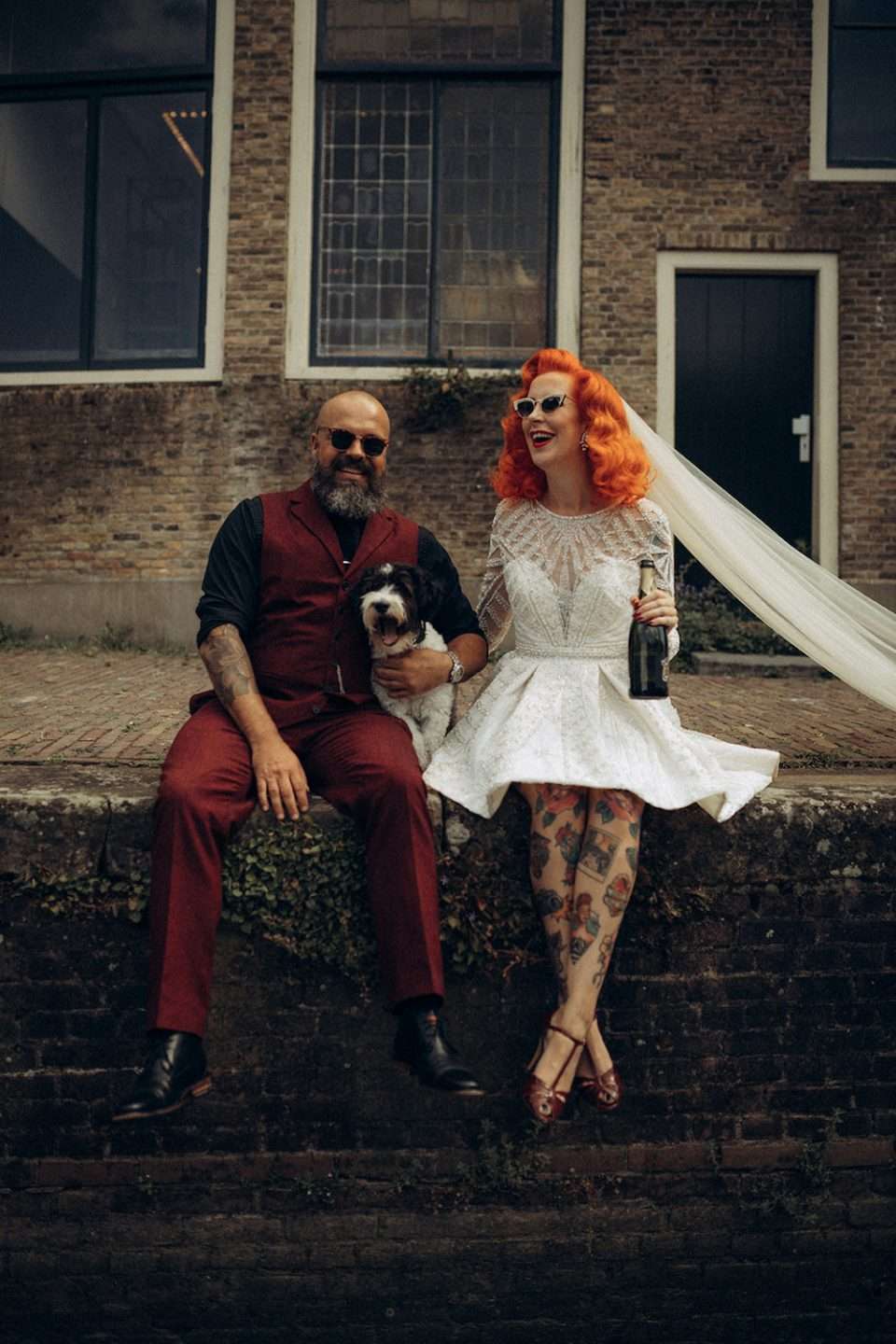 Intimate Vintage Pin-Up Wedding in The Netherlands · Rock n Roll Bride