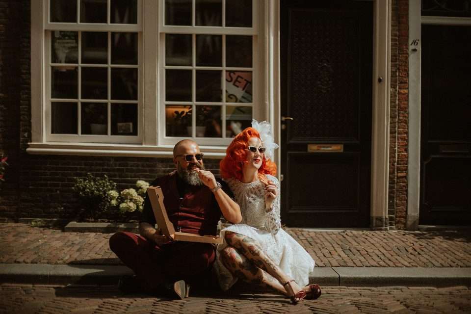 Intimate Vintage Pin-Up Wedding in The Netherlands · Rock n Roll Bride