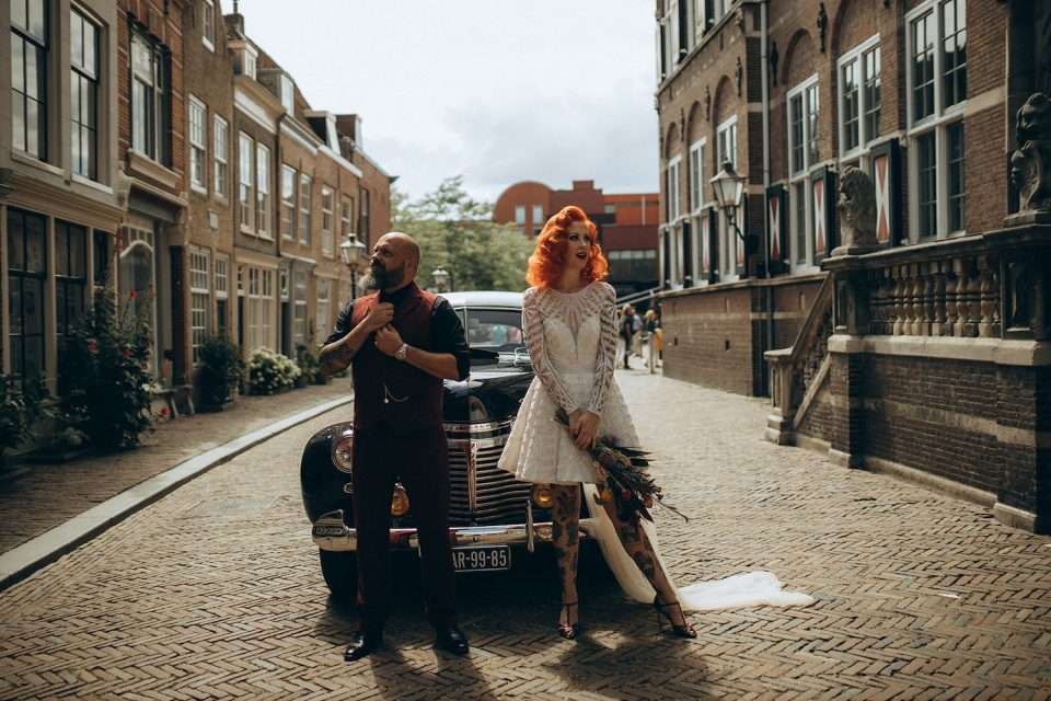 Intimate Vintage Pin-Up Wedding in The Netherlands · Rock n Roll Bride