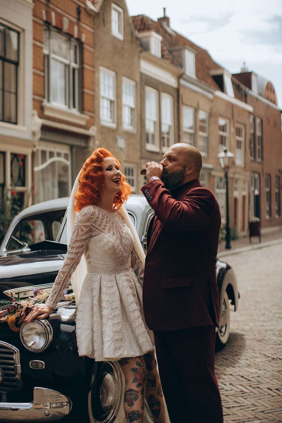 Intimate Vintage Pin-Up Wedding in The Netherlands · Rock n Roll Bride