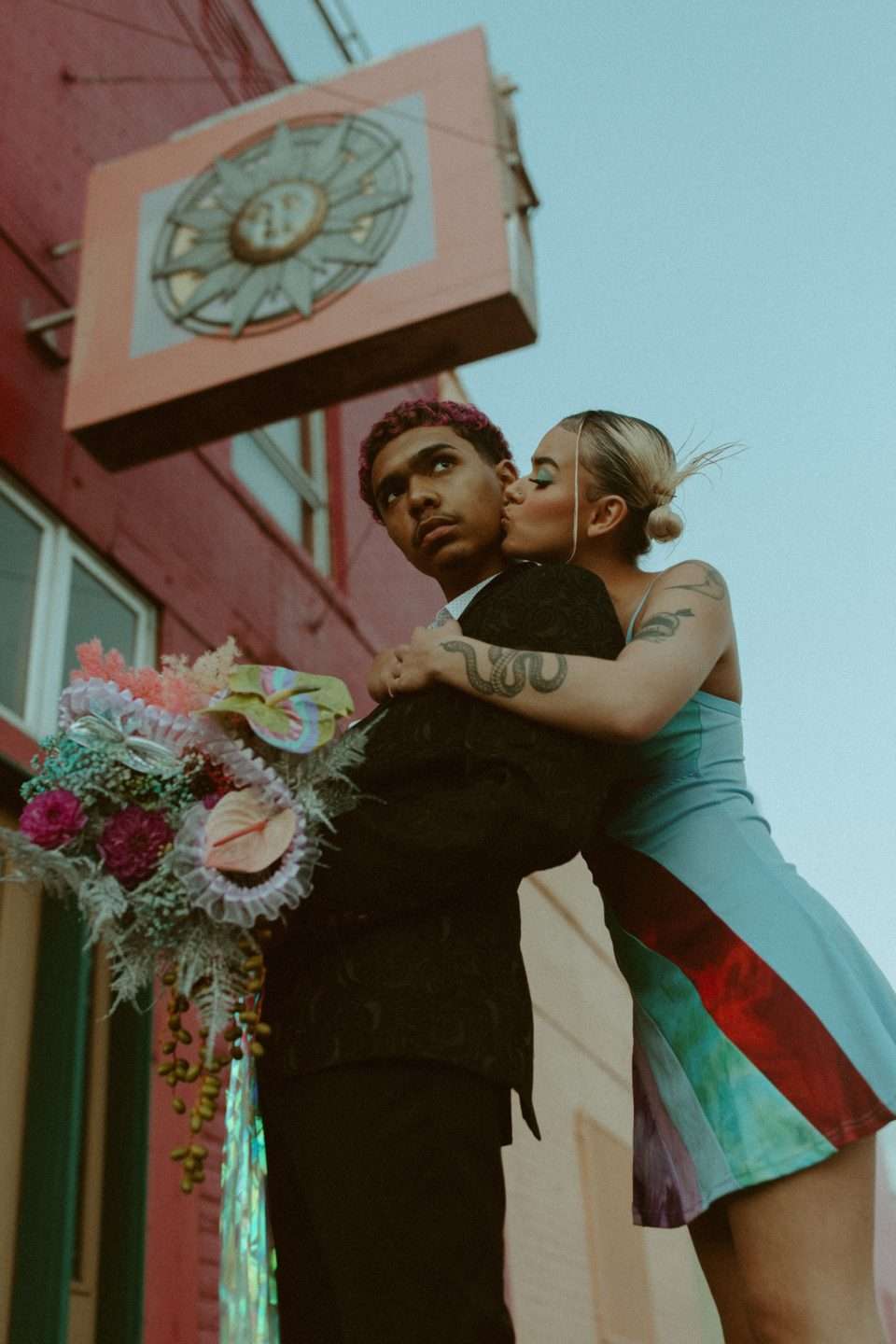 Y2K Revival Wedding Shoot with the 13 Going on 30 Dress! · Rock n Roll ...