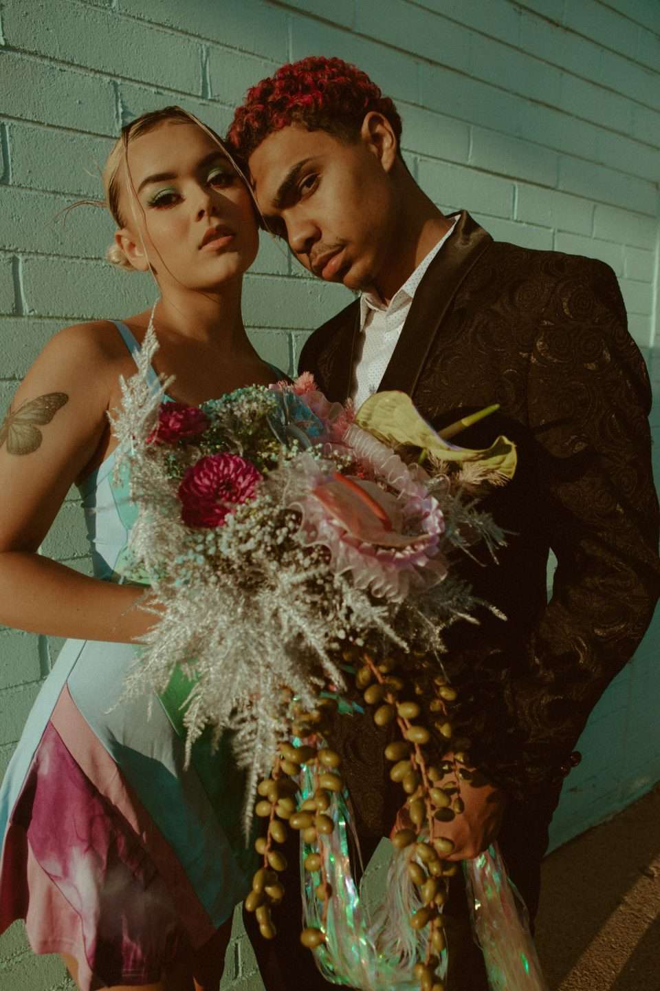 Y2K Revival Wedding Shoot with the 13 Going on 30 Dress! · Rock n Roll ...