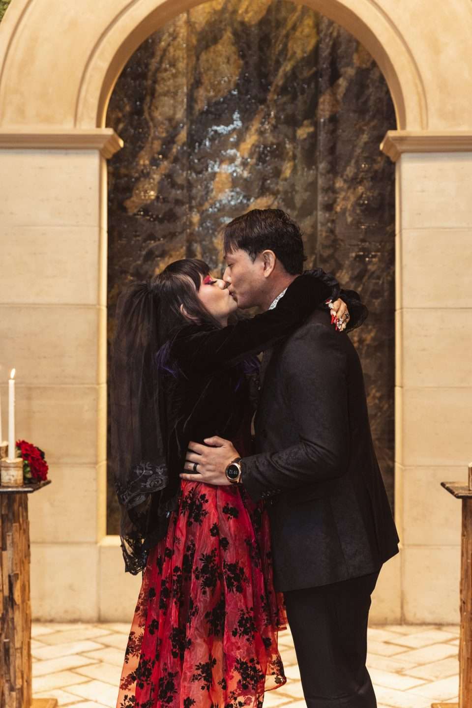 A Vegas Wedding with a Gothic Twist · Rock n Roll Bride