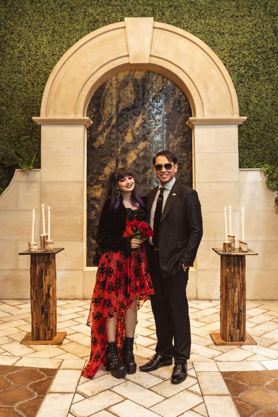 A Vegas Wedding with a Gothic Twist · Rock n Roll Bride