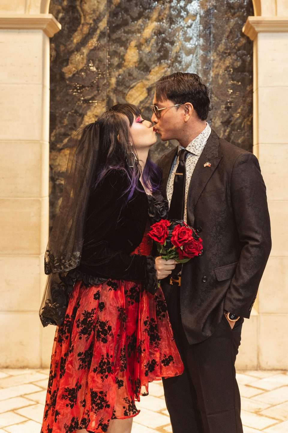A Vegas Wedding with a Gothic Twist · Rock n Roll Bride